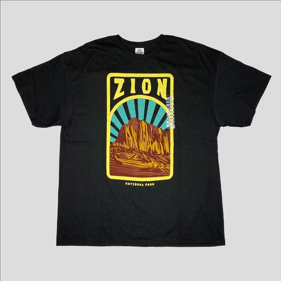 Shirts | Zion National Park Graphic Black Tshirt | Poshmark